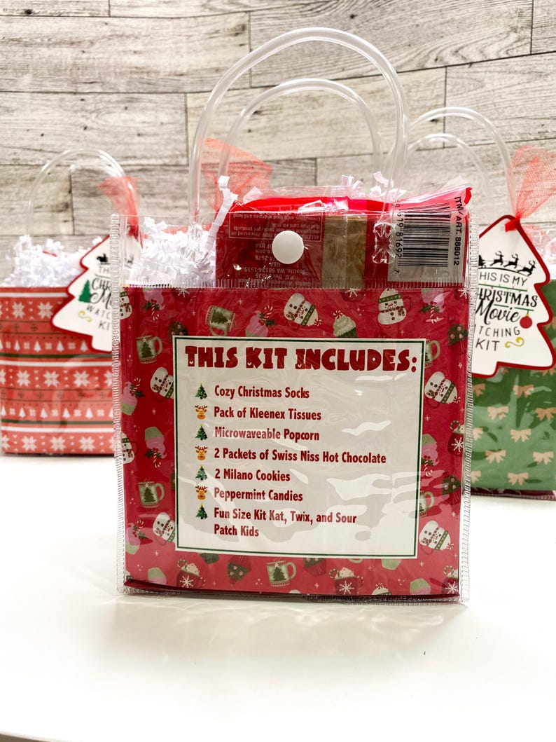Christmas Movie Watching Kit, Teacher Christmas Gifts, Coworker ...