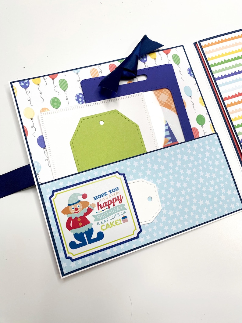 Handmade Birthday Boy Trifold Folio Card, Bday Card, Birthday Card ...