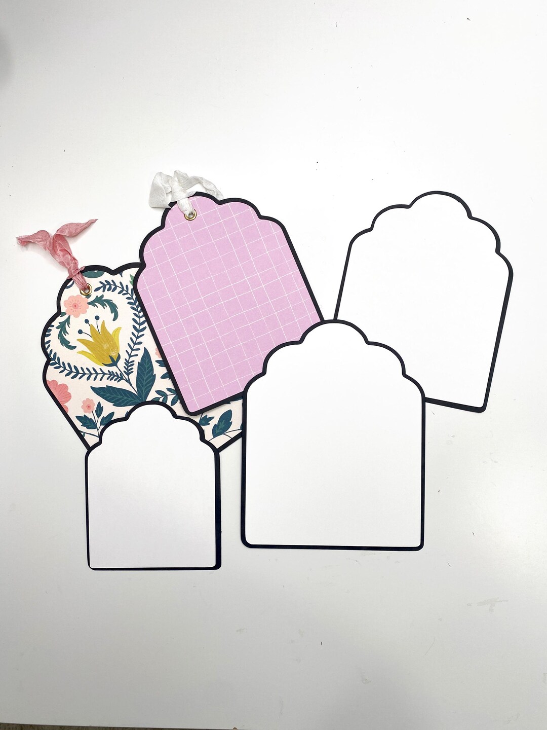 Blank Album Tags, Blank Gift Tags for Party, Scrapbooking or Card ...