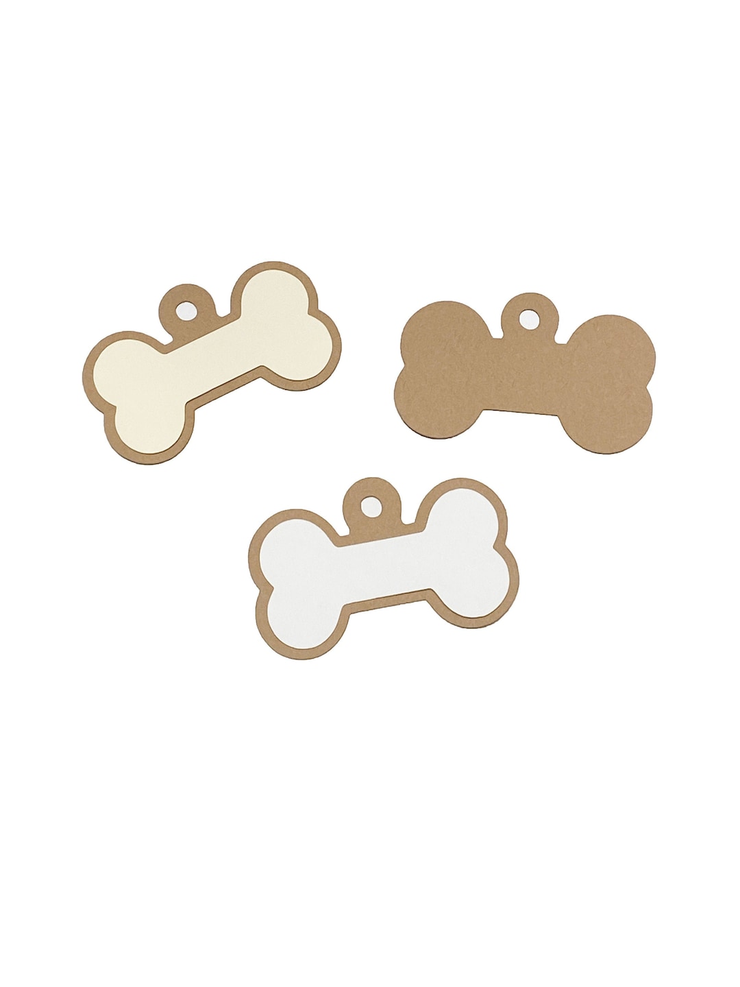 24 Dog Bone Tags, Dog Gift Tags for Party, Scrapbooking or Card Making ...
