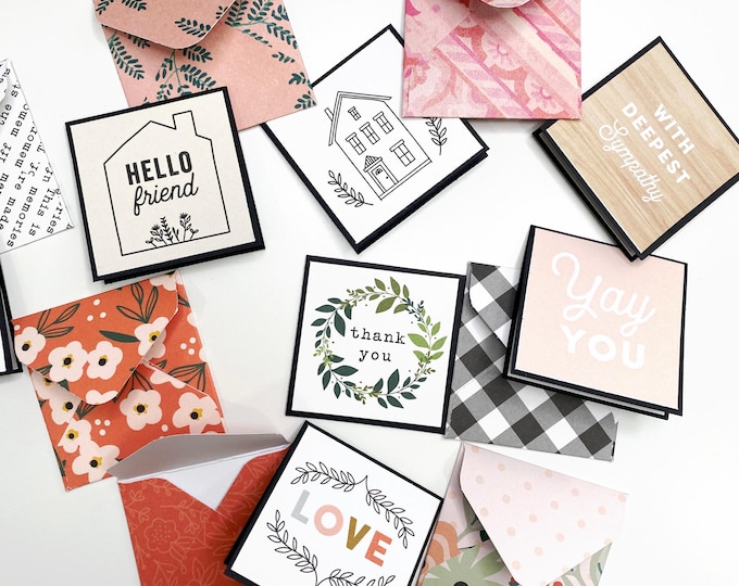 Mini Cards and Envelopes, Lunch Box Notes, Student Encouragement Cards ...