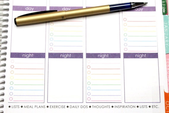 Items similar to 20 Circle Checklist Adhesive Squares! Perfect for your ...