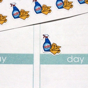 Window Cleaner Stickers for Planner, Calendar! Functional Planner ...