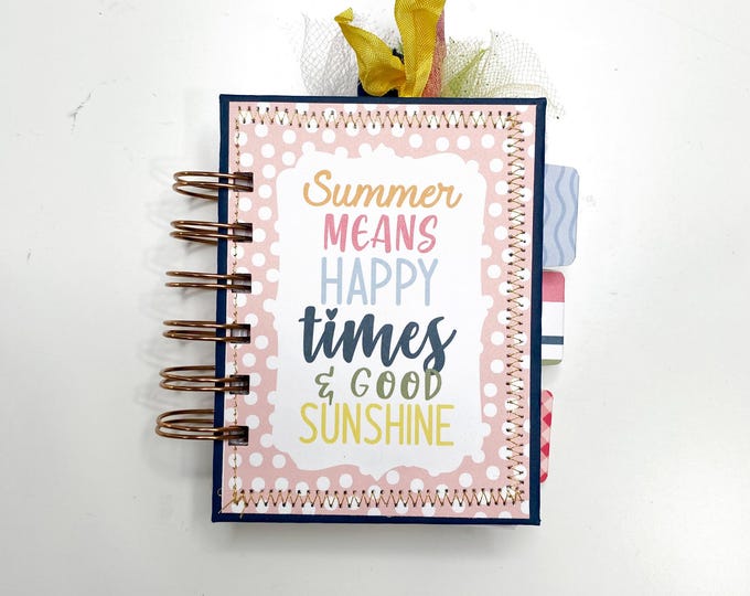 Summer Mini Journal Notebook, Mini Lined Notebook, Small Journal ...