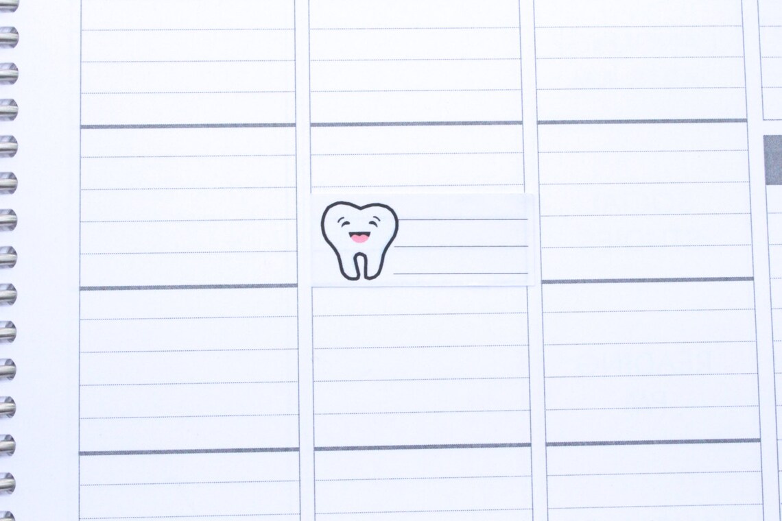 Dentist Label Stickers for Planner Calendar Functional - Etsy