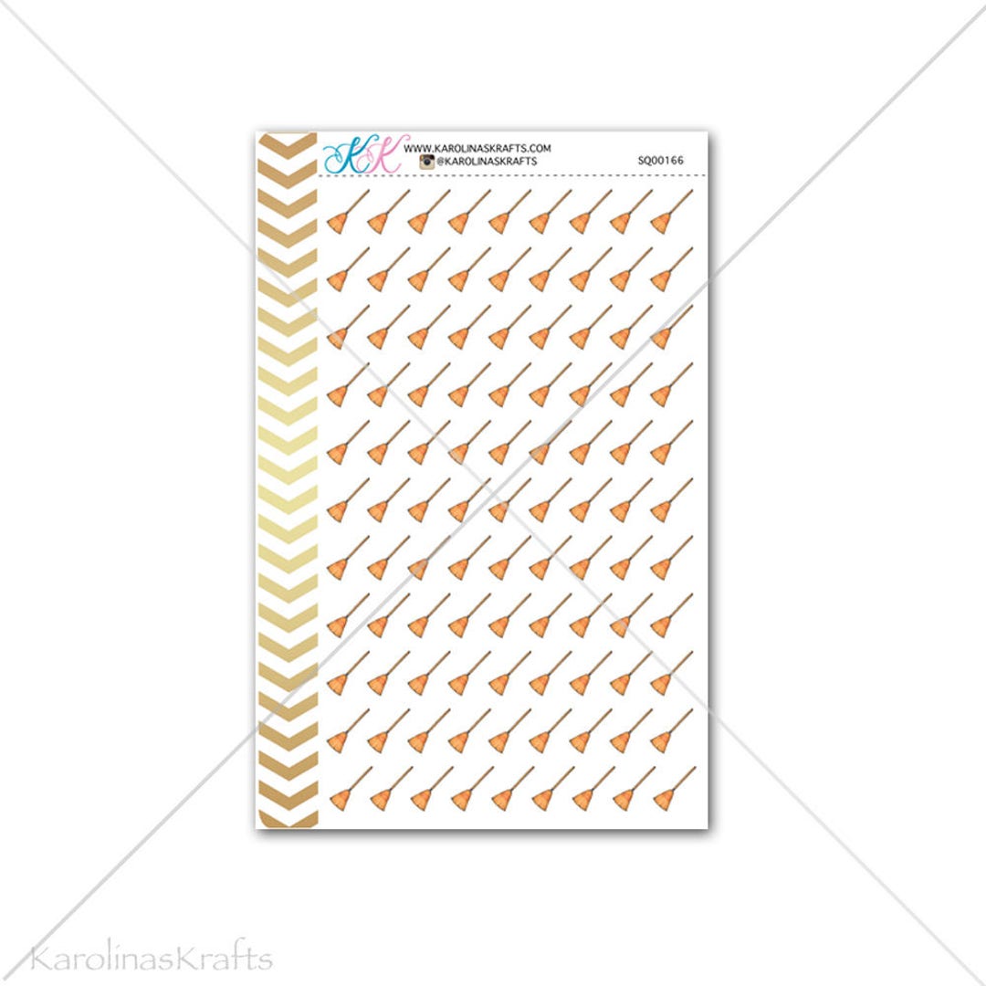 Sweep Stickers for Planner, Calendar! Functional Planner Stickers Chore ...