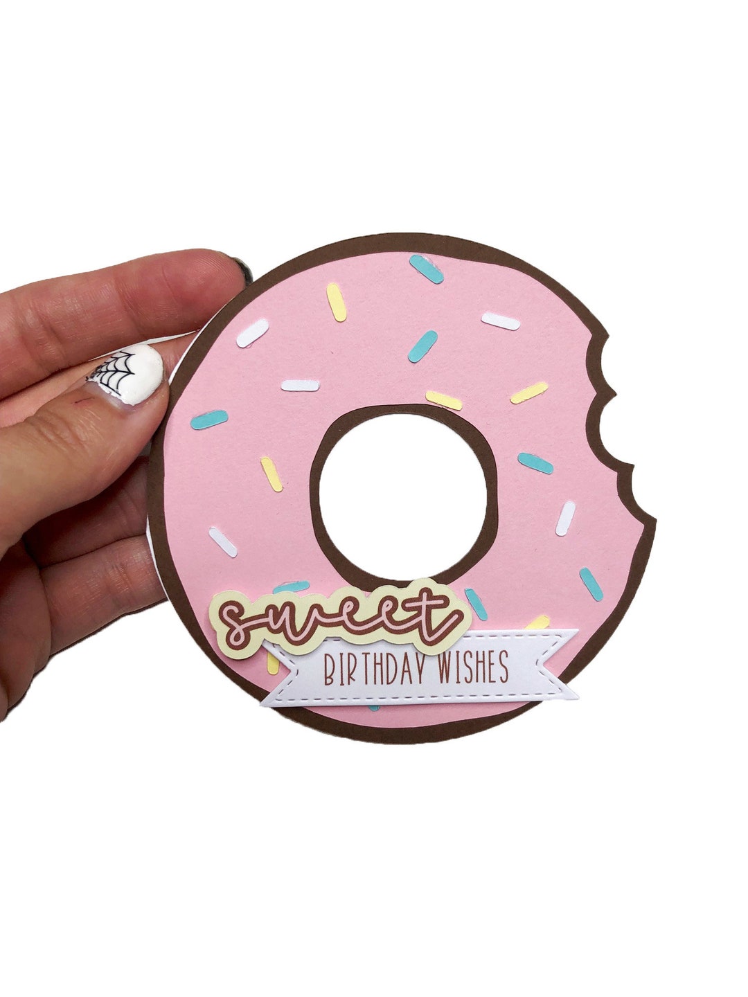Donut Birthday Card Sweet Birthday Card Celebrate Card - Etsy