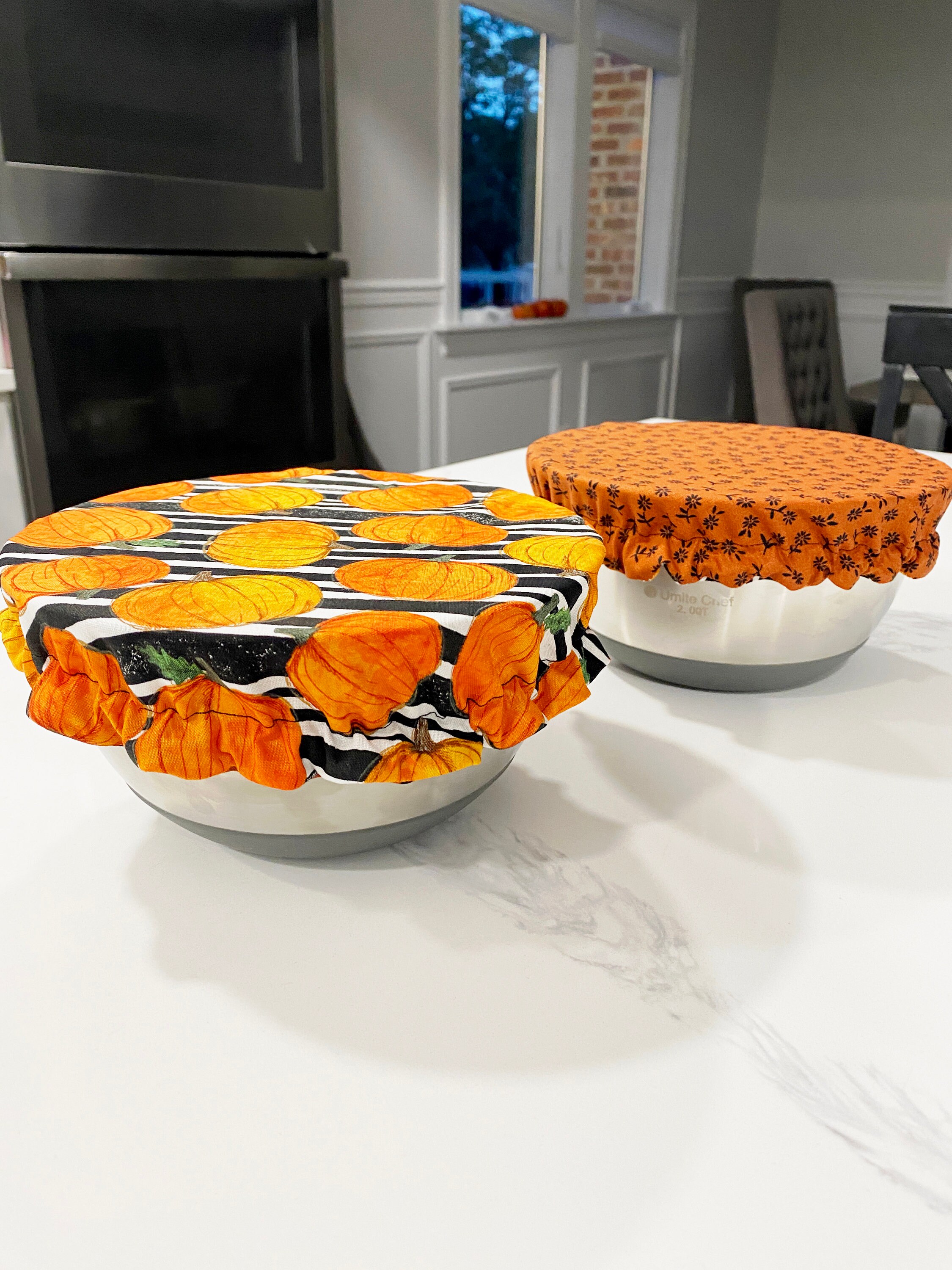 Reusable Bowl Covers for Kitchen, Reversible Bowl Cozy for Bread ...