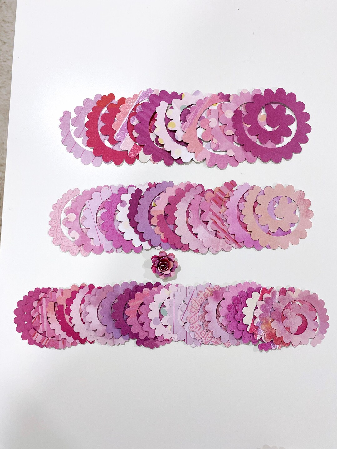 DIY Rolled Flowers Kit for Card Making Scrapbooks Crafts and - Etsy