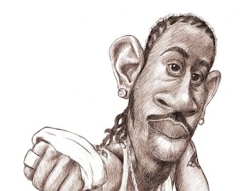 Outkast Cartoon Caricature Art Print Limited Edition - Etsy