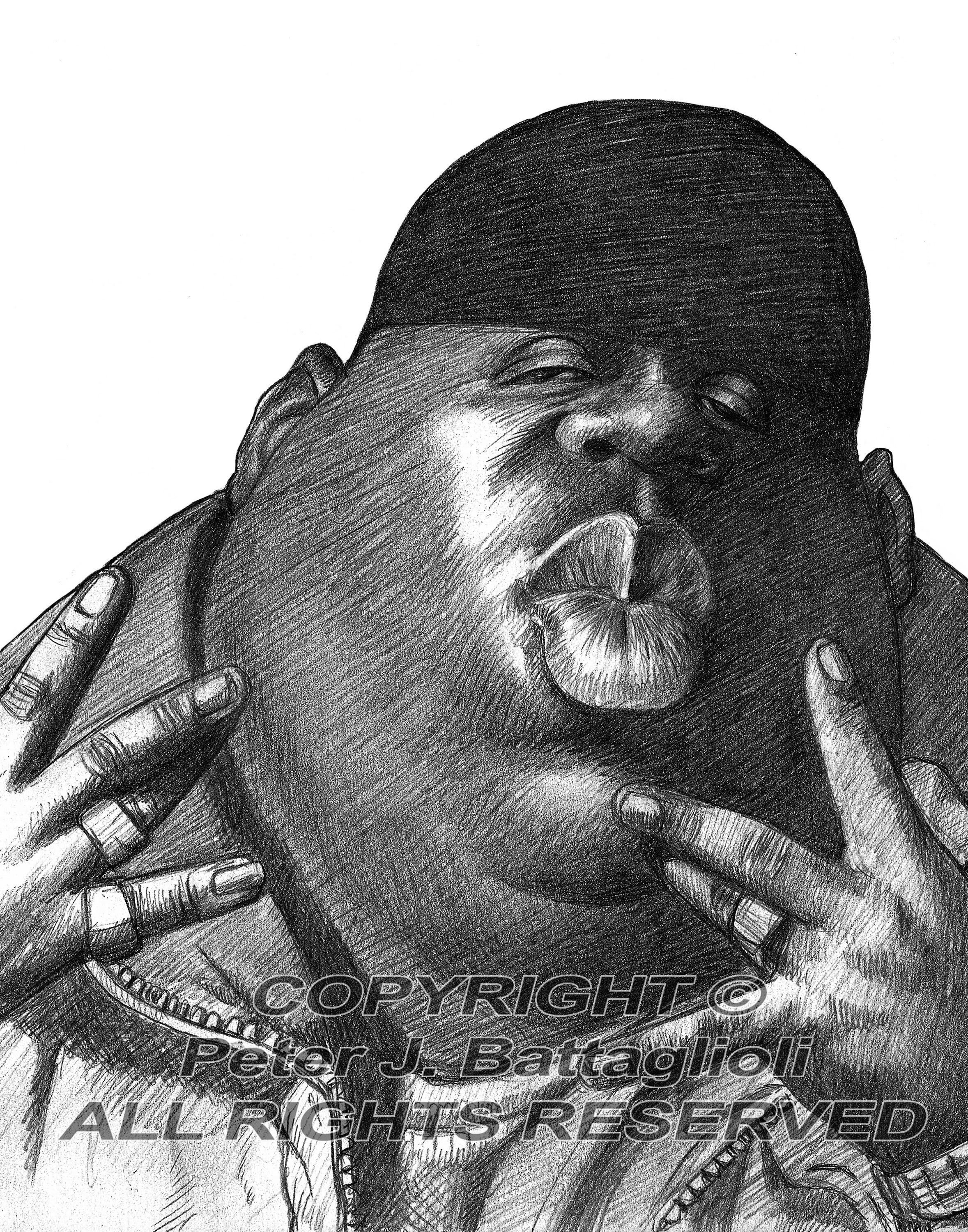 Biggie Smalls Caricature