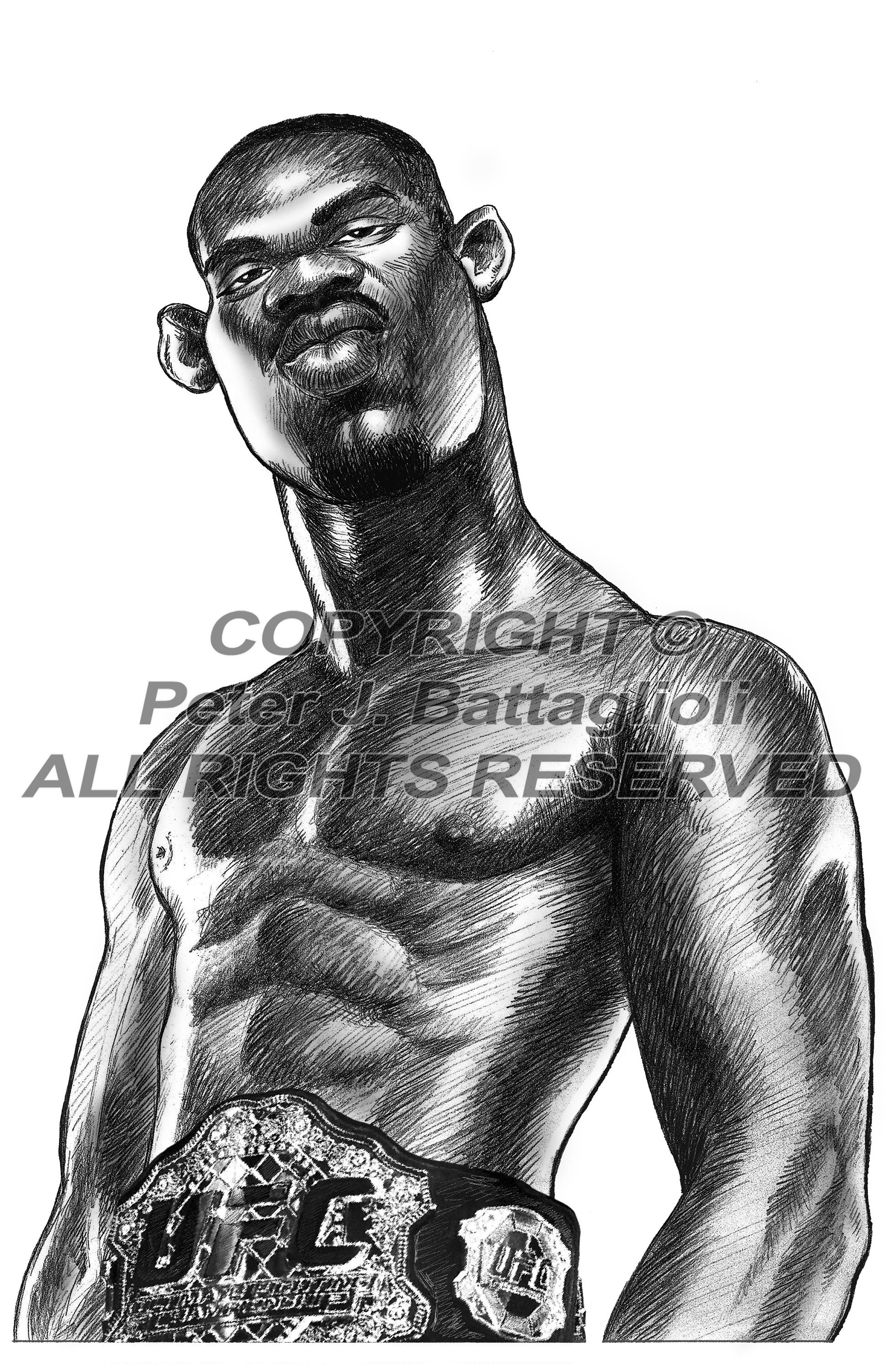 Jon Jones Drawings