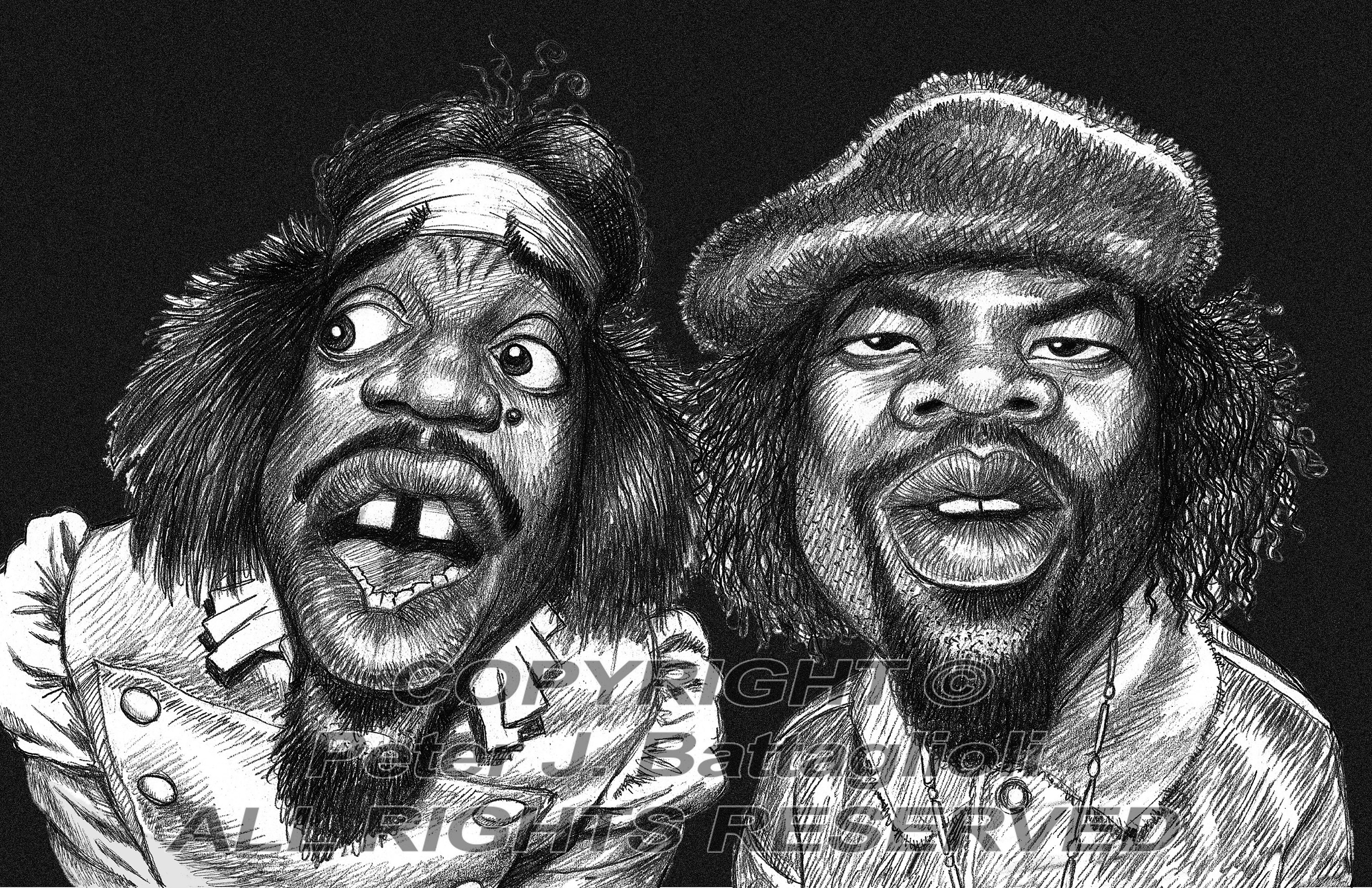 Outkast Cartoon Caricature Art Print Limited Edition - Etsy