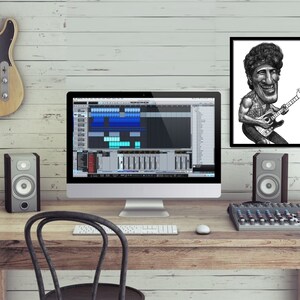 Bruce Springsteen Caricature Art Print Limited Edition - Etsy