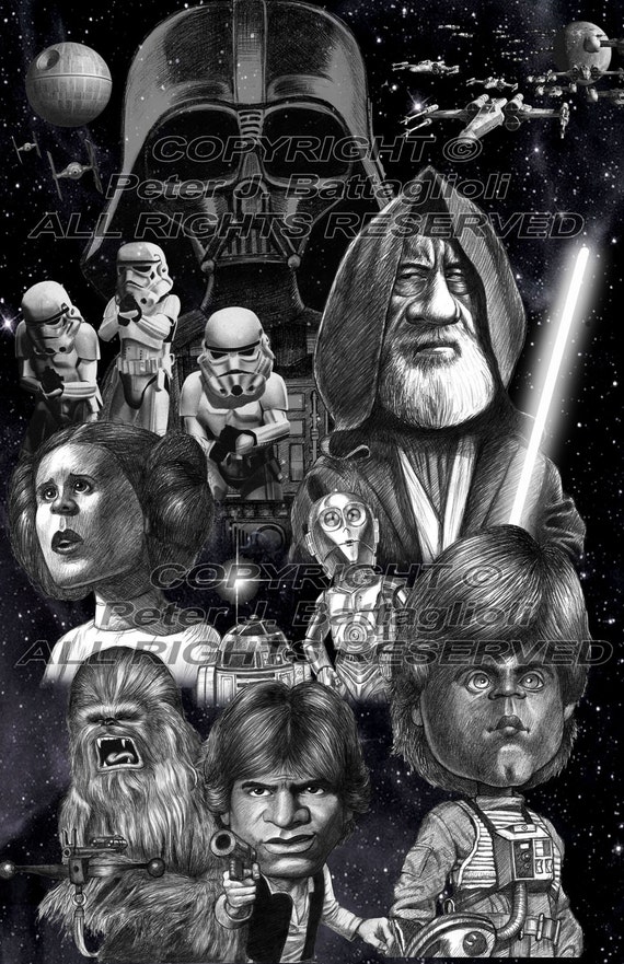 Star Wars Black And White