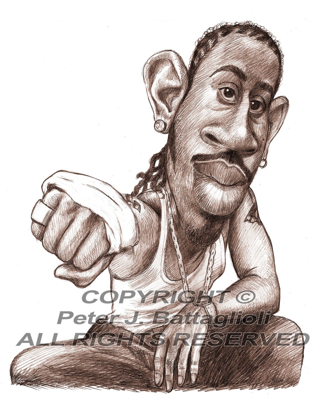 Ludacris Cartoon Caricature Art Print Limited Edition - Etsy