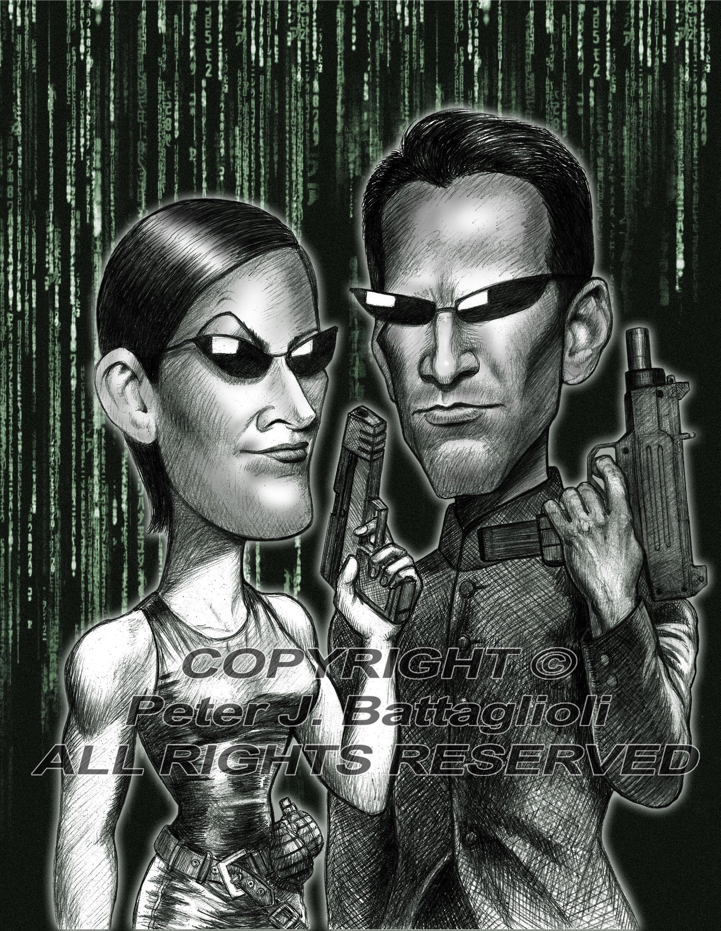 Matrix Neo And Trinity