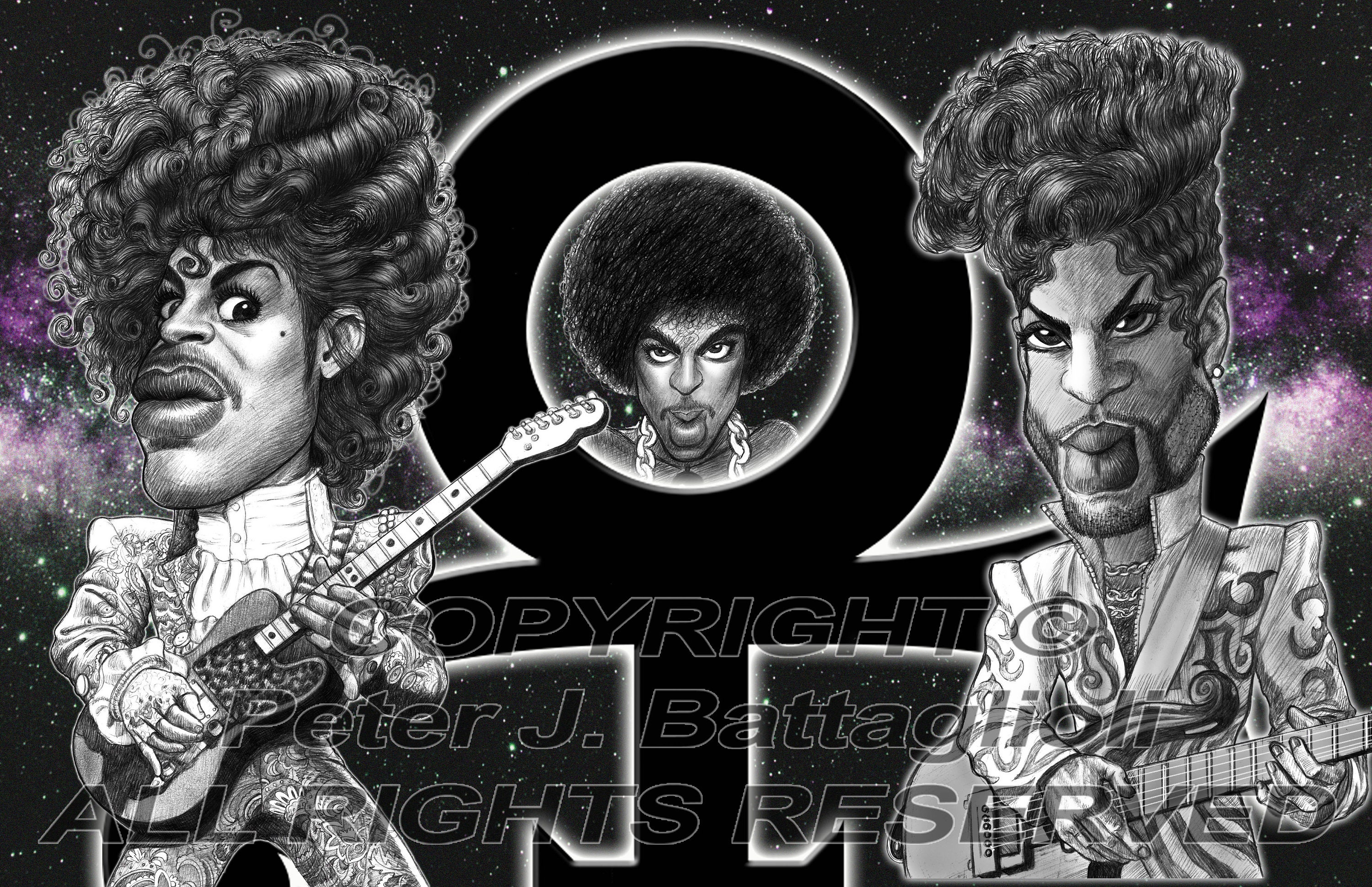 Prince Cartoon Caricature Art Print Limited Edition - Etsy