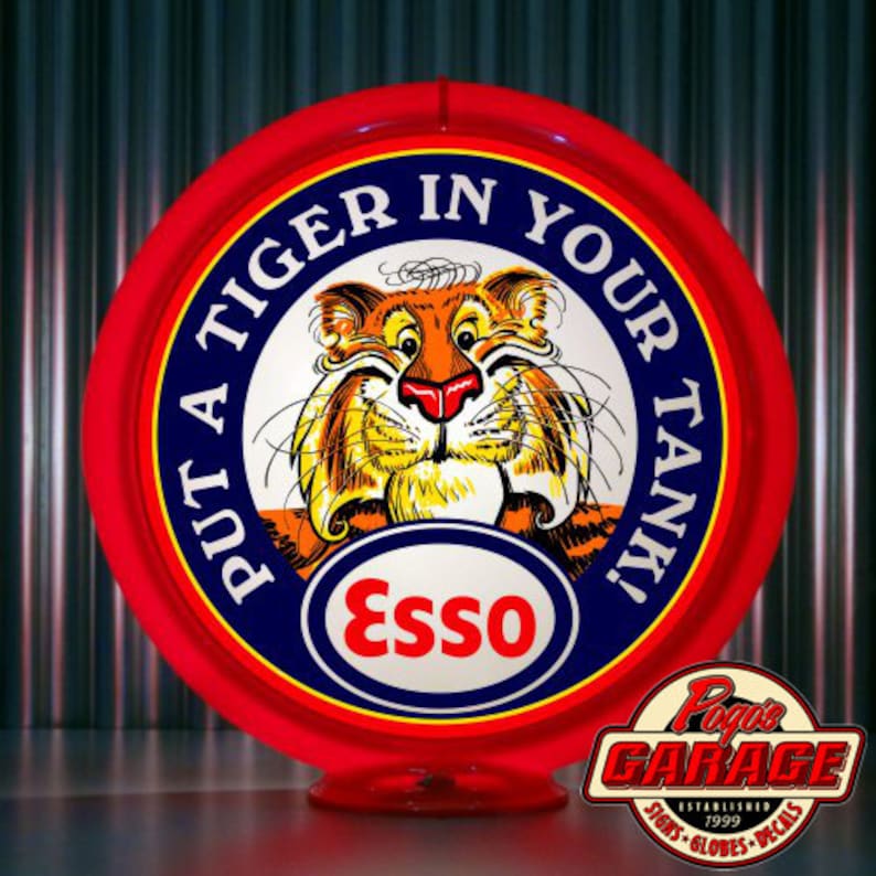 Esso put Tiger in Your Tank Gasoline Gas Pump - Etsy