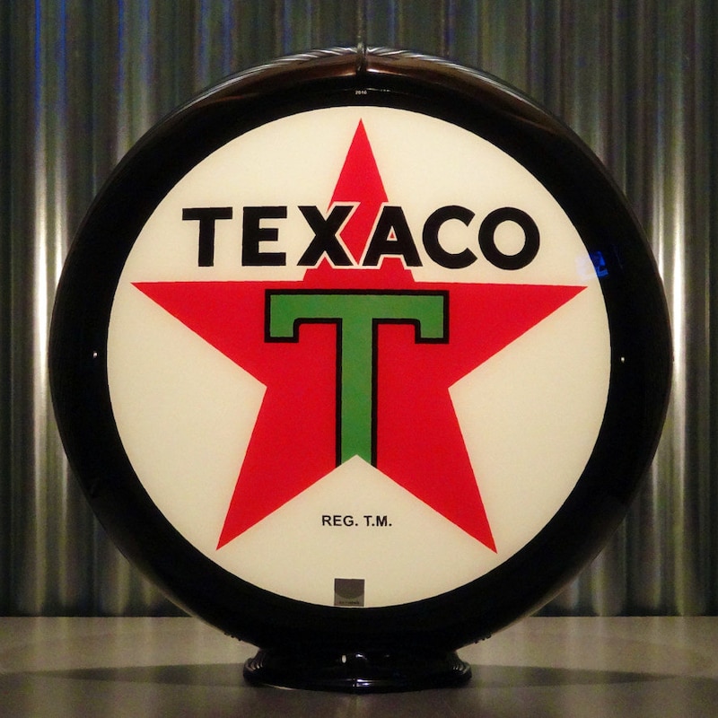 Texaco Gas Pump Globe - Etsy