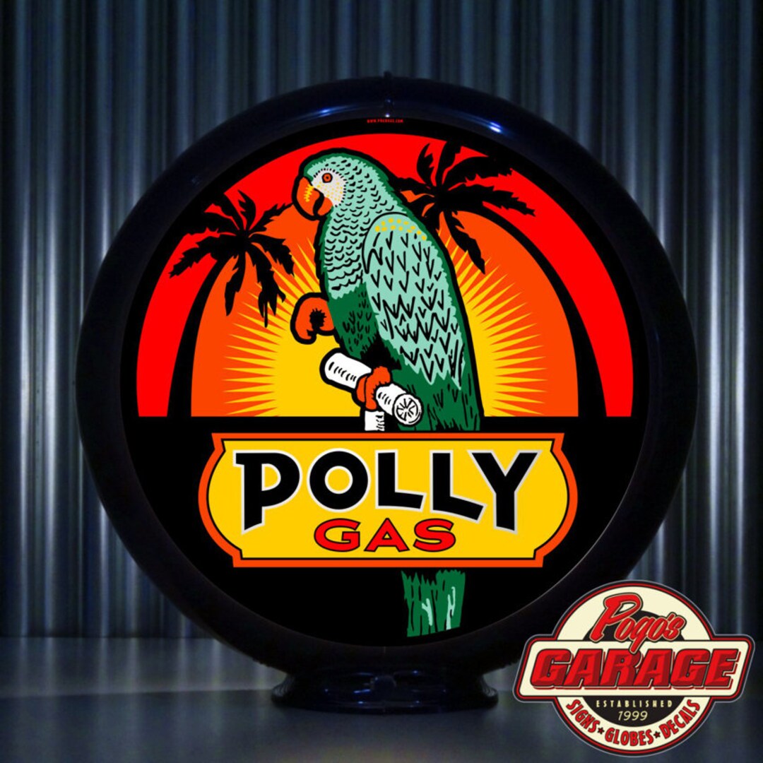 Polly Gasoline - Gas Pump Globe for Your Office, Man Cave or Garage. - Etsy