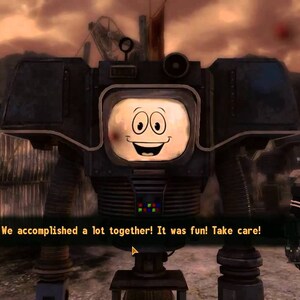 SIGNED "new Vegas Yes Man Securitron" 12x18 Poster - Etsy