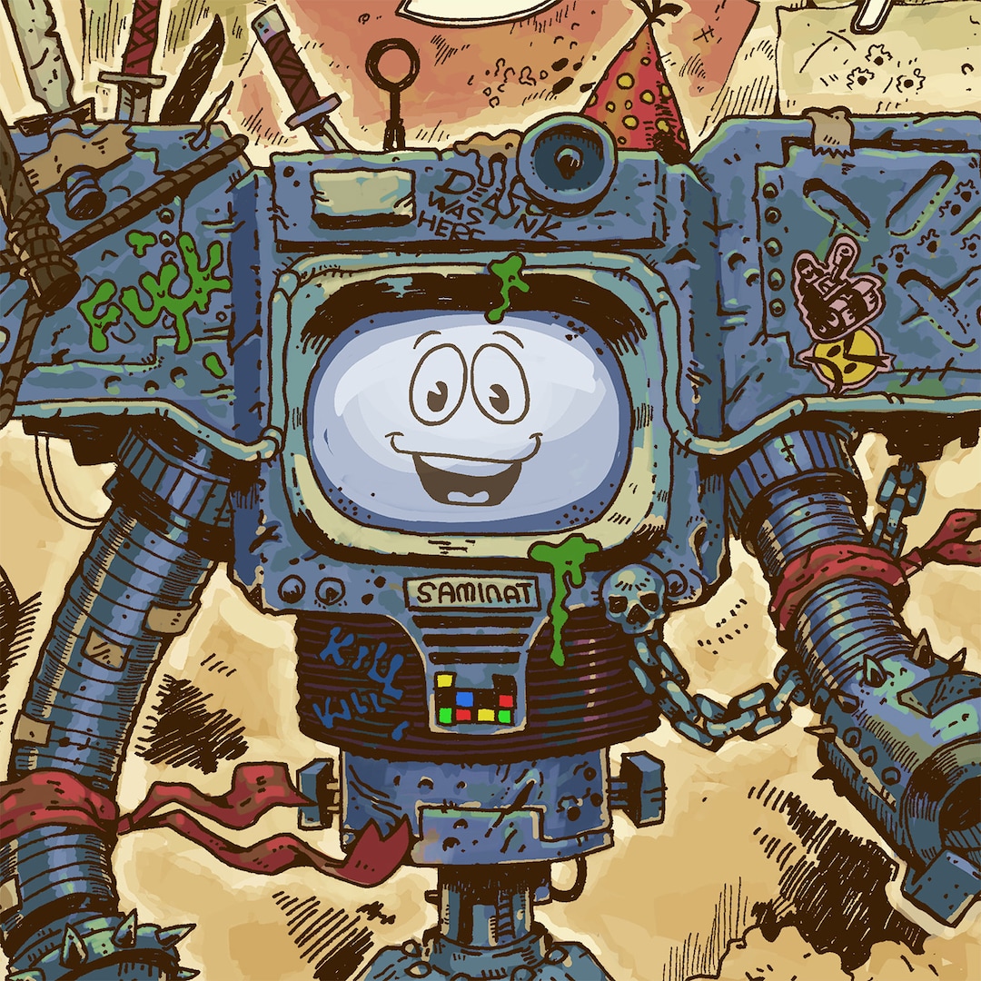 SIGNED "new Vegas Yes Man Securitron" 12x18 Poster - Etsy