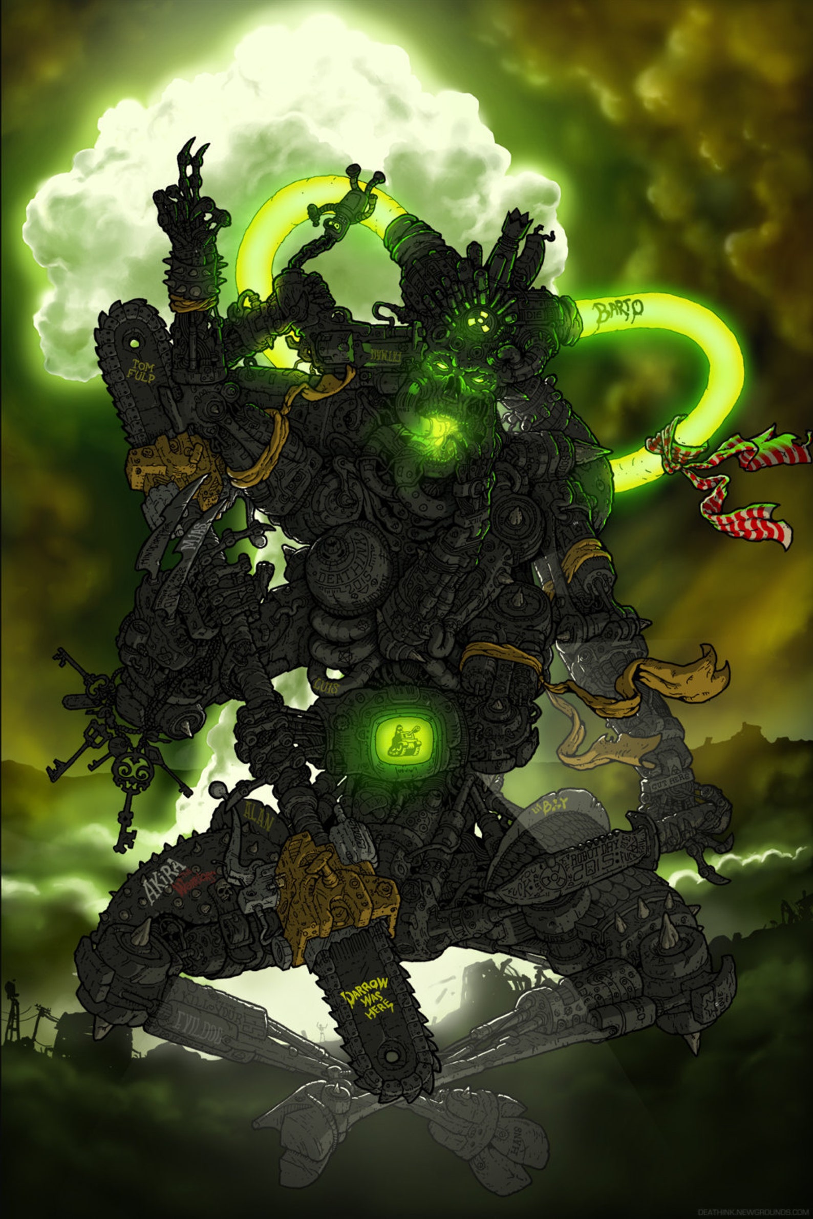 SIGNED Robotic Messiah 12x18 Poster - Etsy