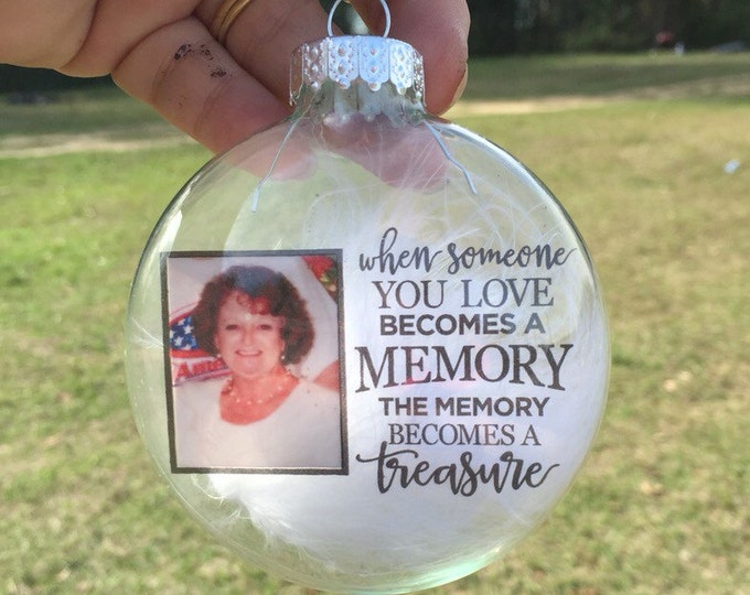 Keepsake Ornaments-photo Christmas Ornament-memorial Ornament-custom ...