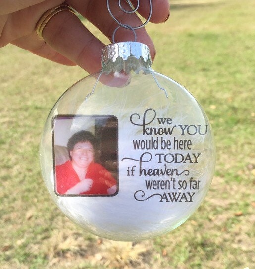 In Memory Ornament - Personalized Christmas Ornament - Memorial ...