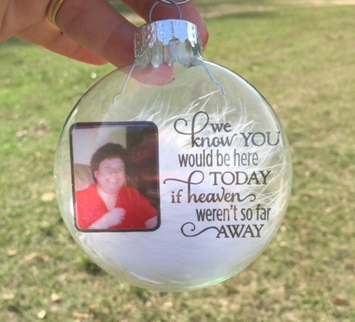 In Memory Ornament - Personalized Christmas Ornament - Memorial ...