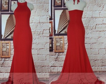 Red prom dress | Etsy