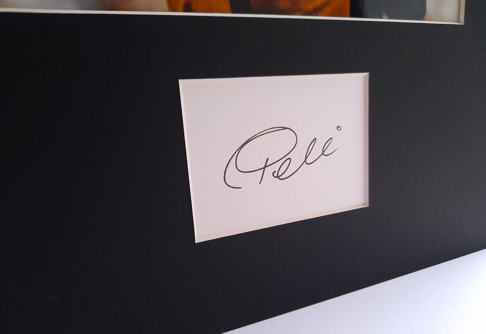 PELE AUTOGRAPH Photo Display Brazil World Cup Football - Etsy UK
