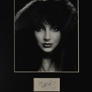 KATE BUSH AUTOGRAPH Photo Display - Etsy UK