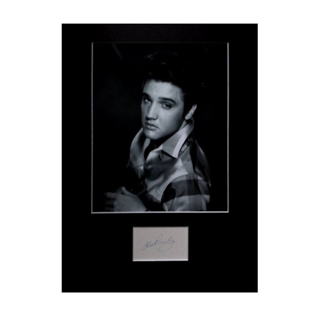 ELVIS PRESLEY AUTOGRAPH Photo Display - Etsy