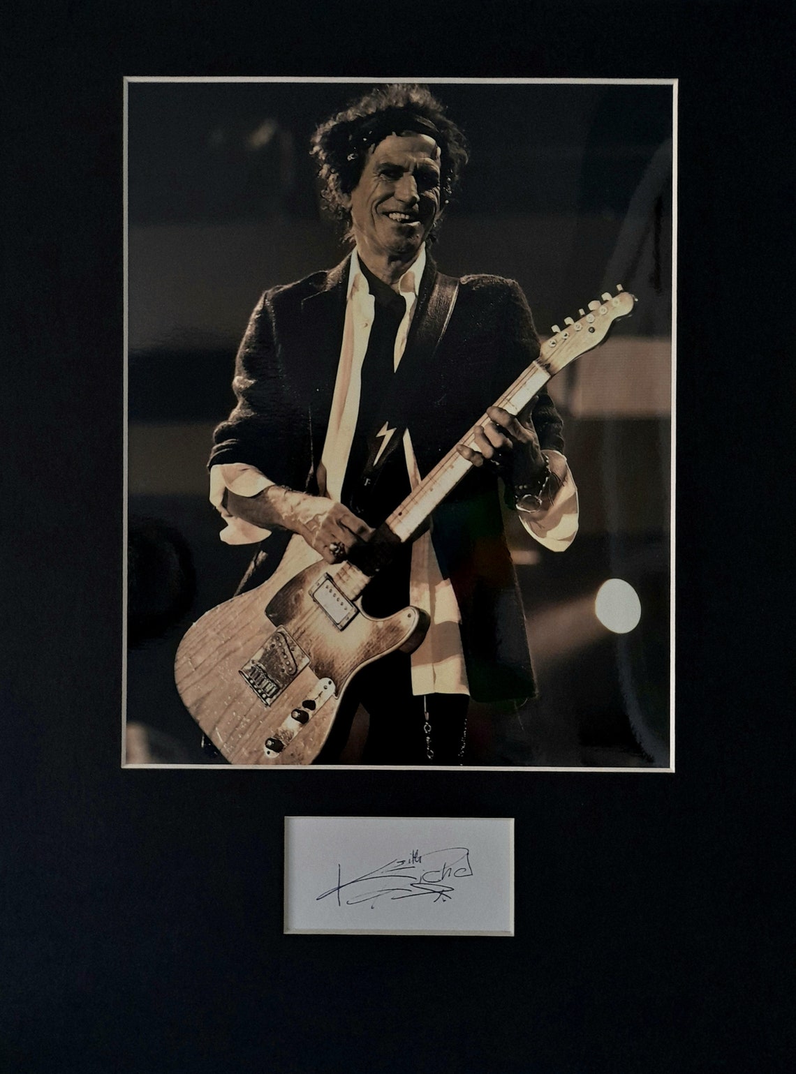 KEITH RICHARDS AUTOGRAPH Photo Display the Rolling Stones - Etsy Ireland