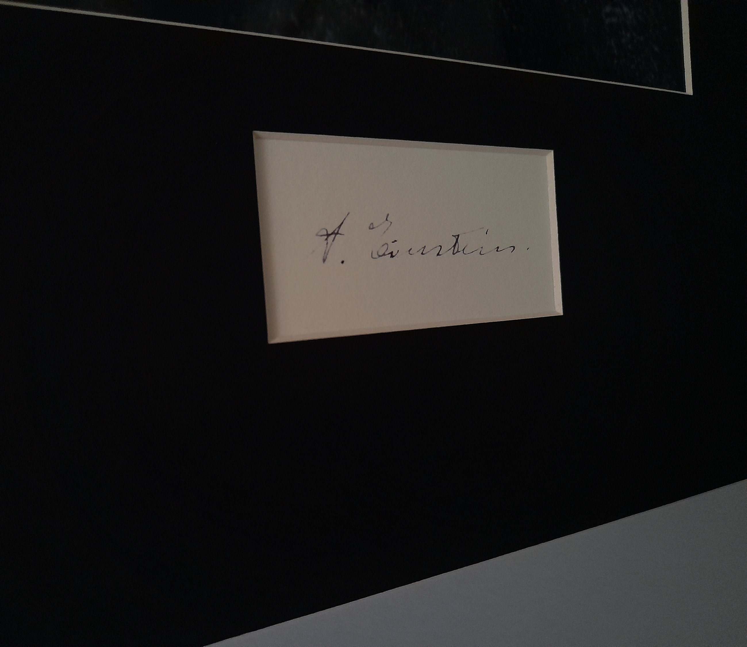 ALBERT EINSTEIN AUTOGRAPH Photo Display - Etsy