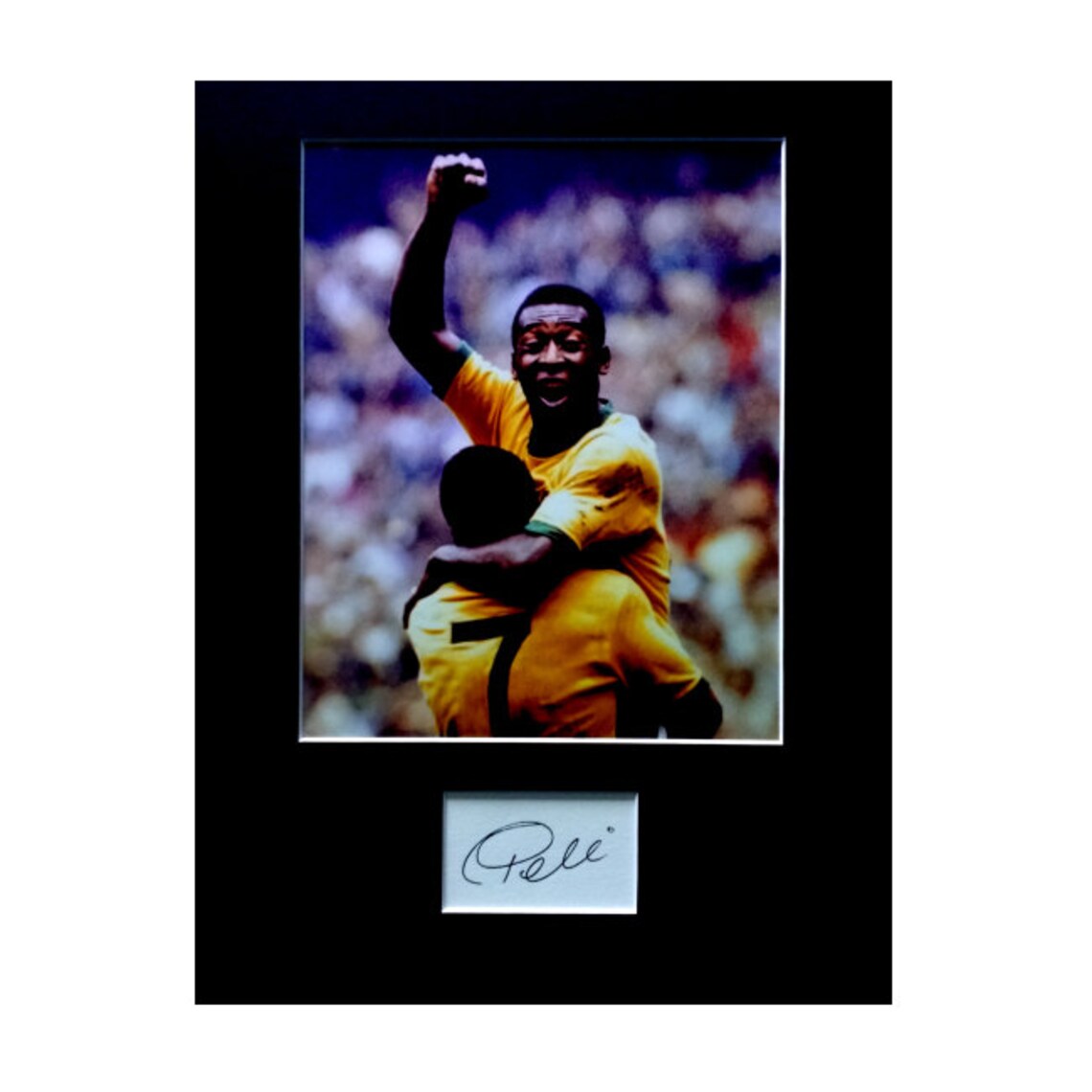 PELE AUTOGRAPH Photo Display Brazil World Cup Football - Etsy UK
