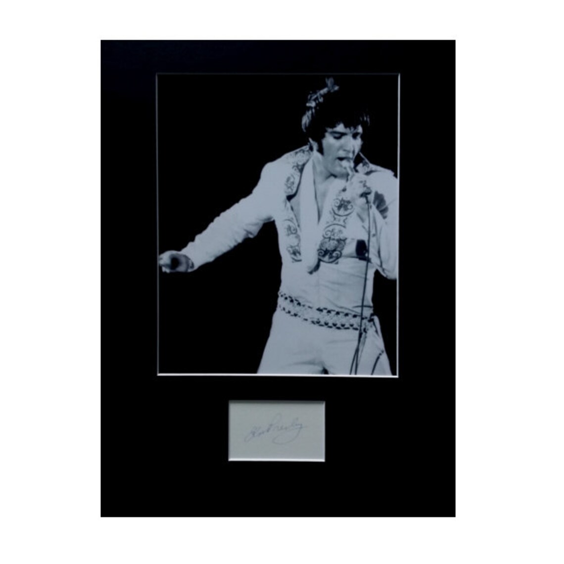 ELVIS PRESLEY AUTOGRAPH Photo Display - Etsy