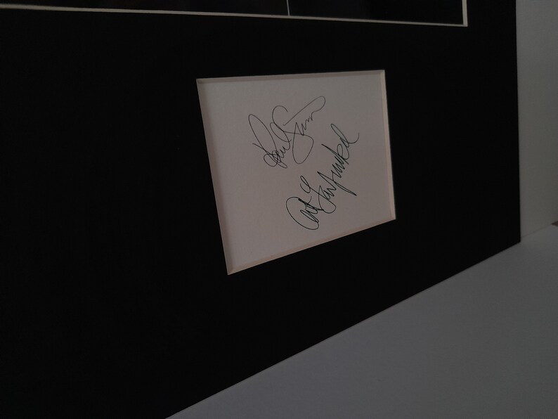 SIMON and GARFUNKEL AUTOGRAPH Photo Display - Etsy