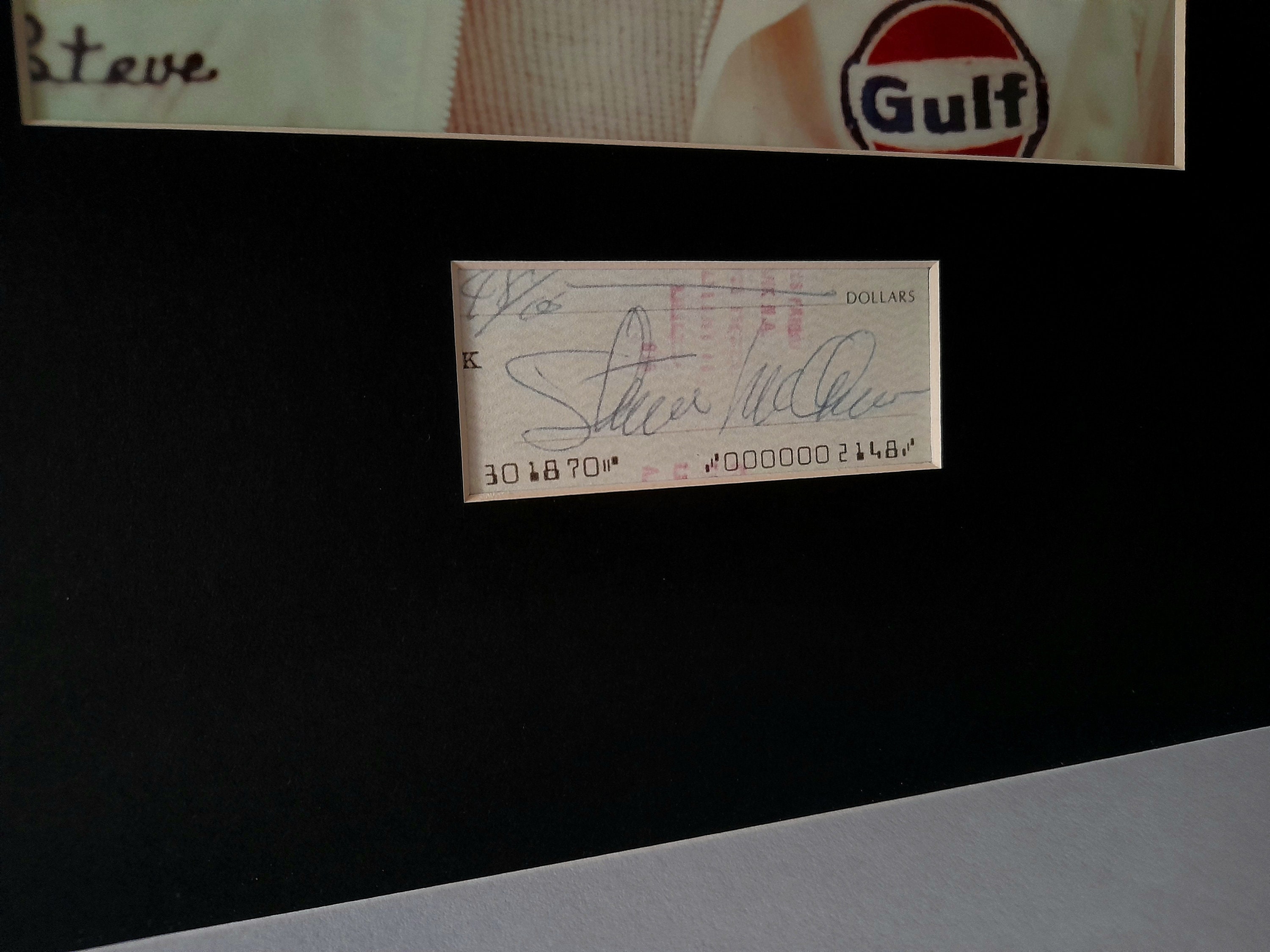 STEVE Mcqueen AUTOGRAPH Photo Display Le Mans - Etsy