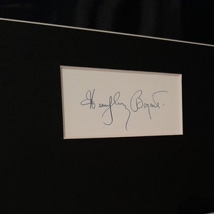 Humphrey Bogart AUTOGRAPH Photo Display - Etsy