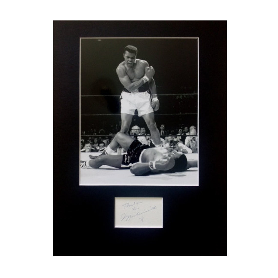MUHAMMAD ALI AUTOGRAPH Photo Display Boxing Heavyweight Champion - Etsy