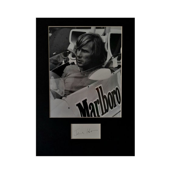 JAMES HUNT Signed AUTOGRAPH Photo Display F1 Formula One | Etsy UK