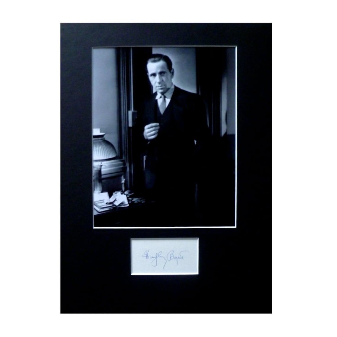 Humphrey Bogart AUTOGRAPH Photo Display - Etsy
