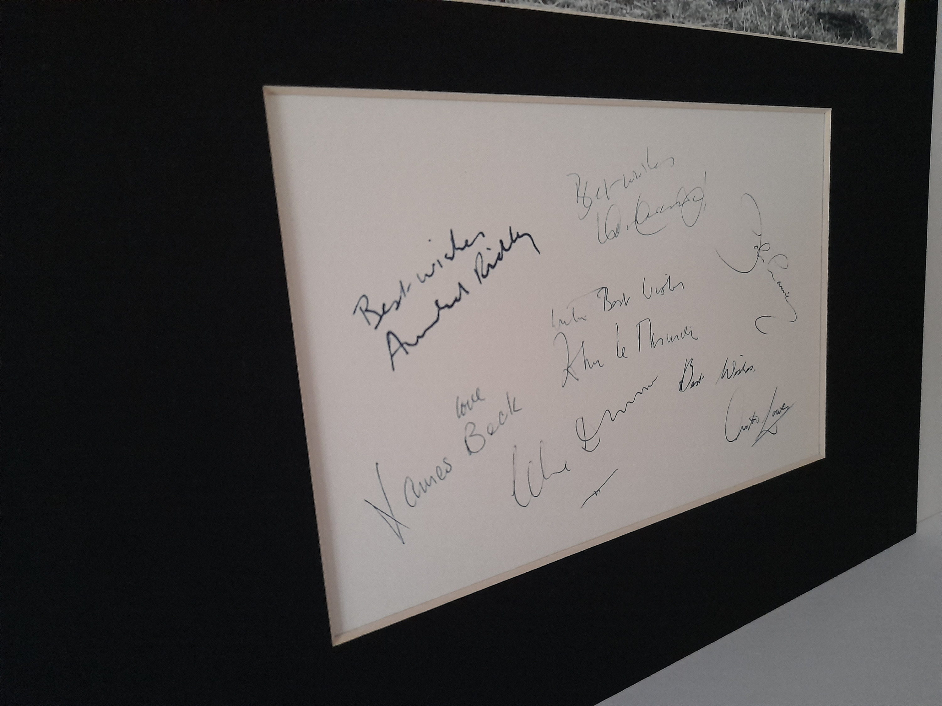 DADS ARMY AUTOGRAPH Photo Display Arthur Lowe John Le Mesurier Clive ...