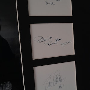 Dr Who William Hartnell Patrick Troughton Jon Pertwee AUTOGRAPH Photo ...