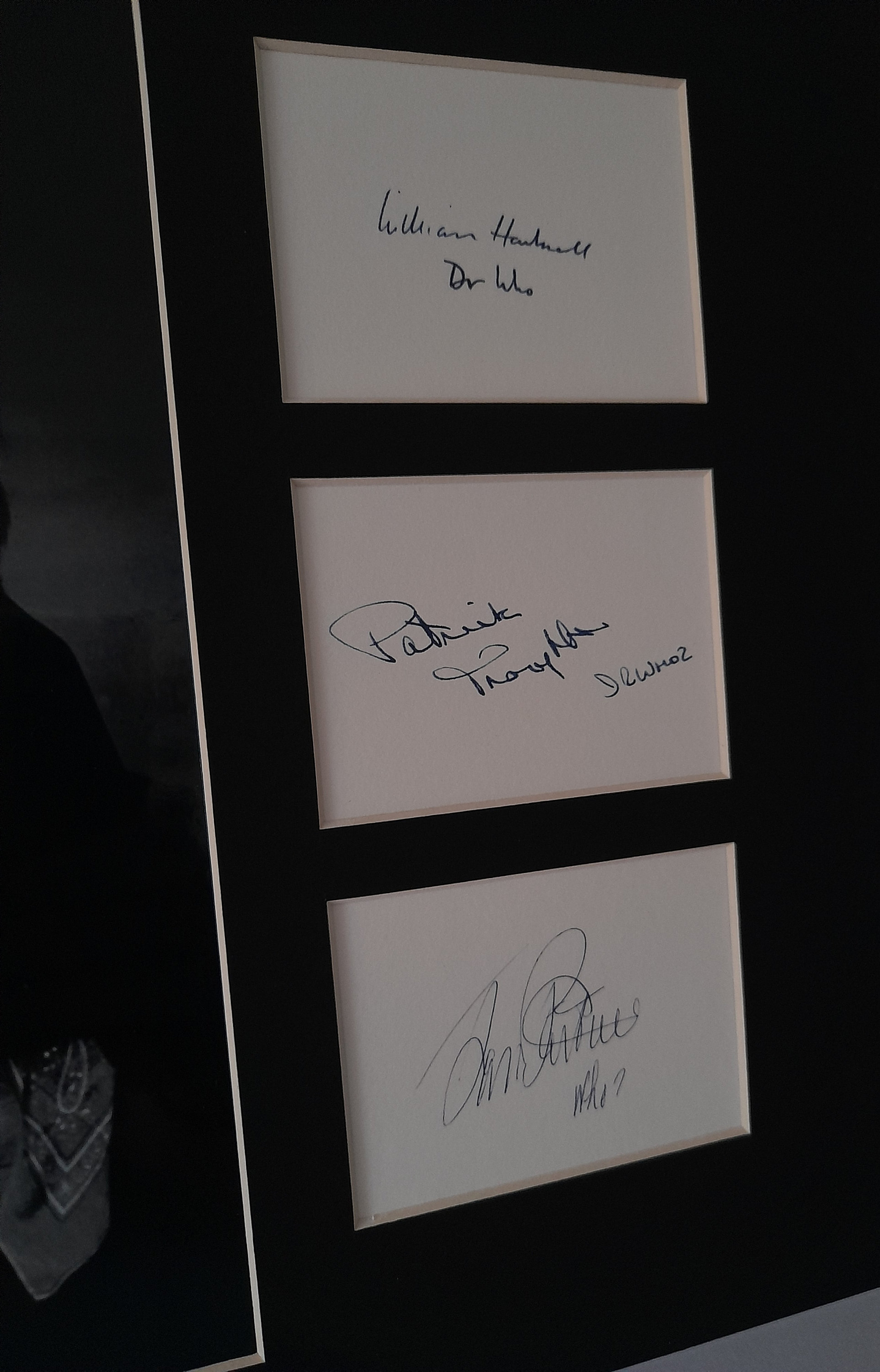 Dr Who William Hartnell Patrick Troughton Jon Pertwee AUTOGRAPH Photo ...