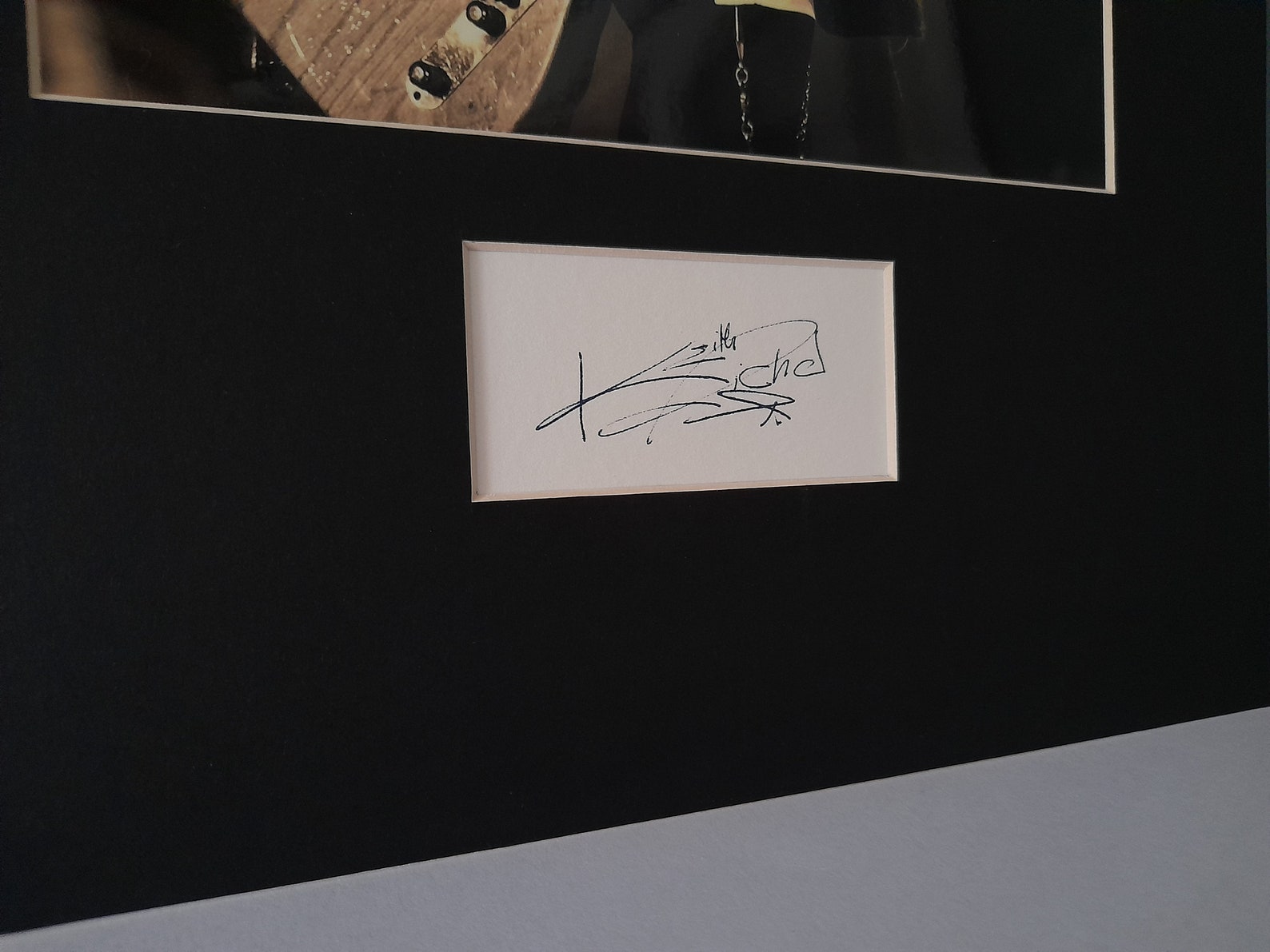 KEITH RICHARDS AUTOGRAPH Photo Display the Rolling Stones | Etsy