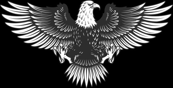Eagle Vector Art Digital Clipart - Etsy